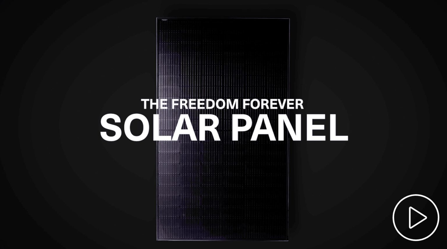 The Freedom Forever Solar Panel - Freedom Forever