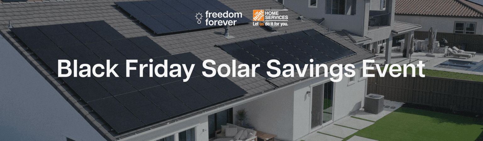 Black Friday Solar Savings Event - Freedom Forever